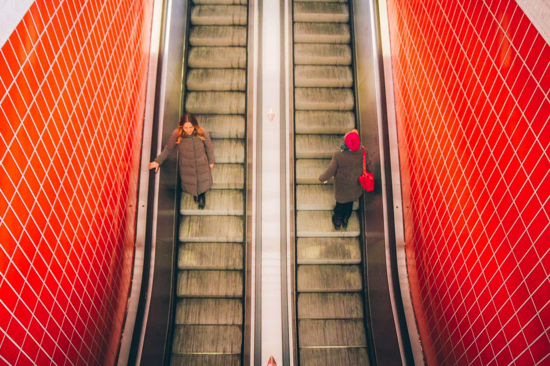 Kleiner Rolltreppen-Knigge